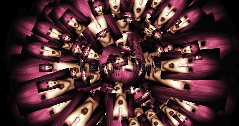 3d Illustration of Fairy Faces Stock Illustration - Illustration of ...