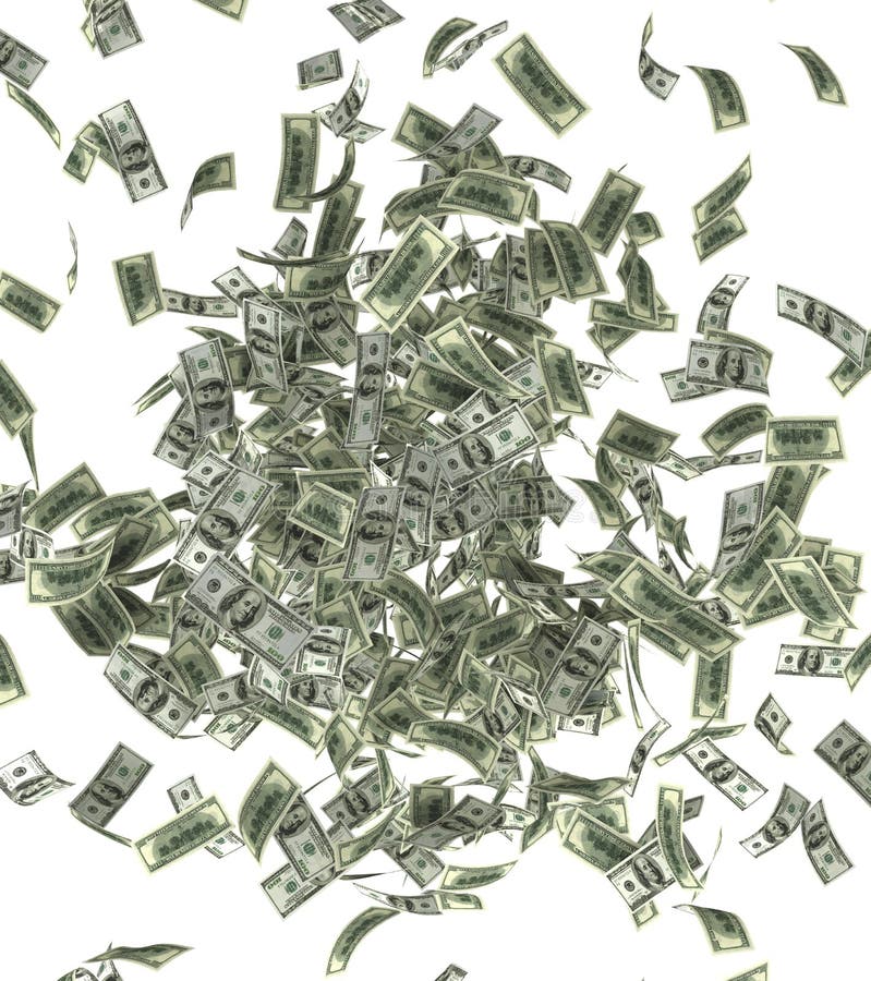 US dollars bills stock illustration. Illustration of nature - 76136448