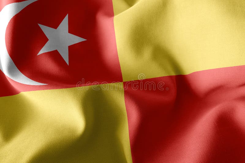 Flag of Selangor Malaysia stock illustration. Illustration of city ...