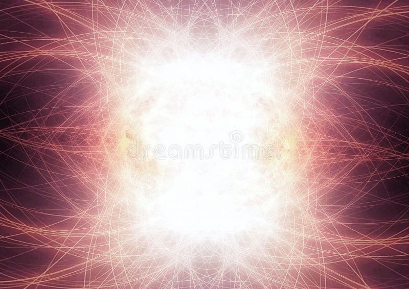 3d Illustration of Flames Burning in Abstract Shape Stock Illustration ...