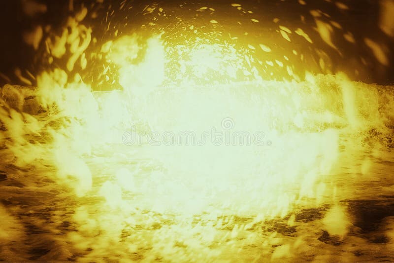 3d Illustration of Flames Exploding Stock Image - Image of break, smoke ...