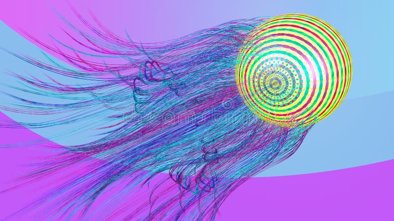 3d Illustration. Futuristic Infographics Aesthetic Design. Visual ...