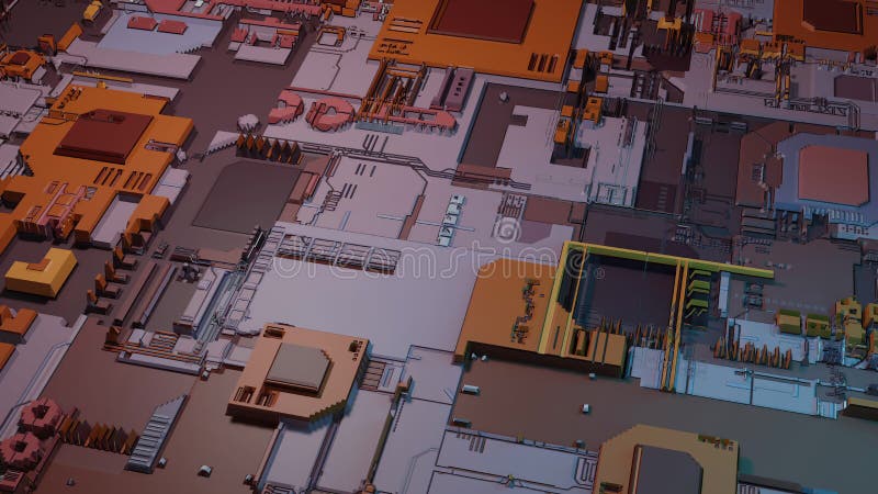 Futuristic Virtual CPU Processor on Cryptography Concept Stock ...