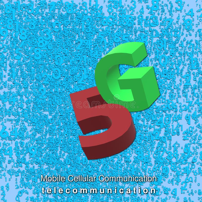 Mobile communications stock illustration. Illustration of balloon ...