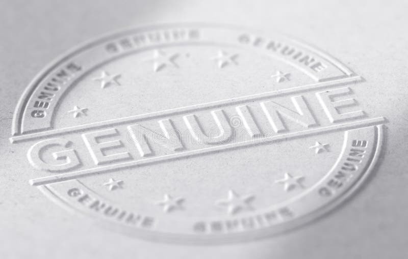 Genuine Stamp Embossed Stock Illustrations – 16 Genuine Stamp Embossed ...