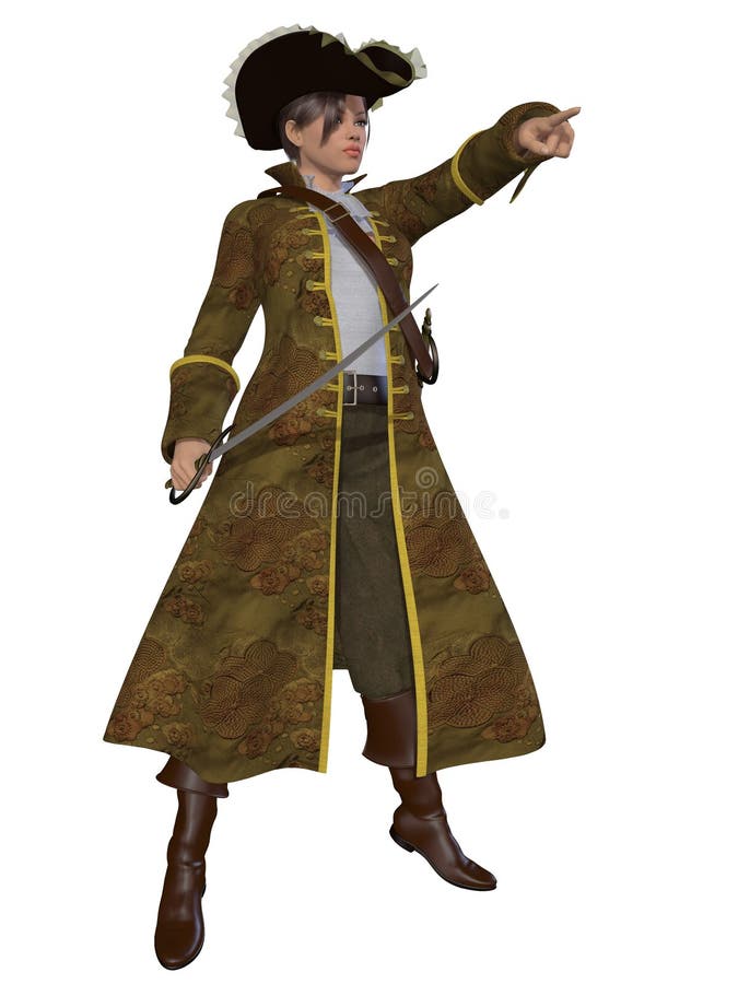 Female Pirate Captain Drawings OC] Lora The Human Tempest Cleric