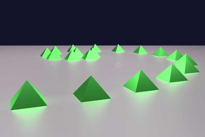Green Pyramids Stock Illustrations – 607 Green Pyramids Stock ...