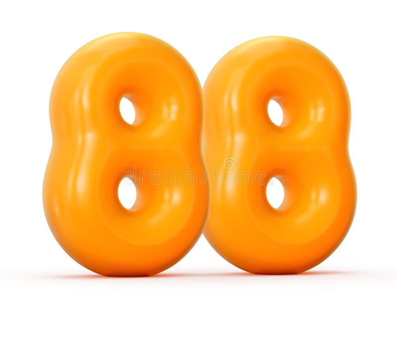 Glossy Red Eighty Percent Discount Sign in a Shopping Cart on a Blue ...