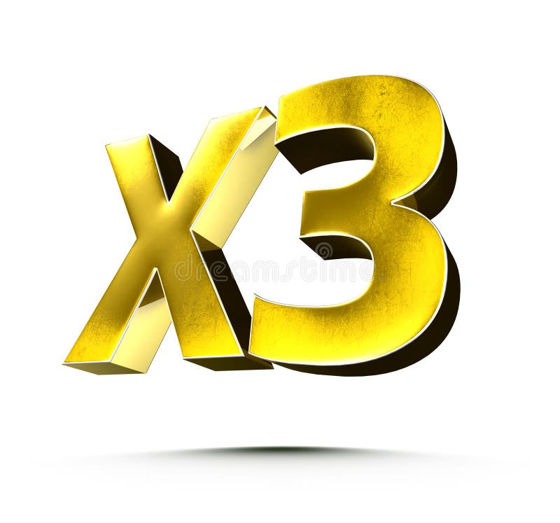 X3 Gold Stock Illustrations – 23 X3 Gold Stock Illustrations, Vectors ...
