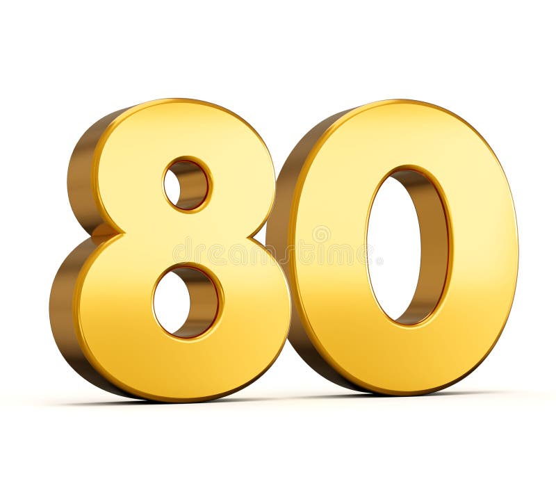 Golden Number 80 Stock Illustrations – 1,264 Golden Number 80 Stock ...