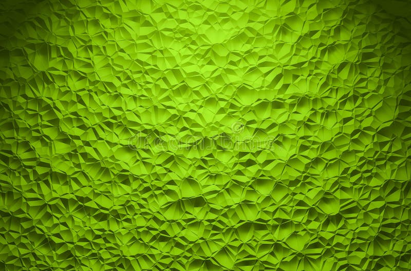 3D Illustration - Green Brilliant Triangle Pattern Background 1 Stock ...