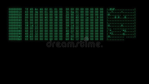 Hacker Code Running Down a Computer Screen Terminal Stock Illustration ...