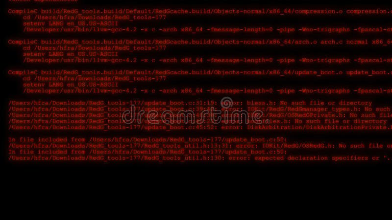 Hacker Code Running Down a Computer Screen Terminal Stock Illustration ...