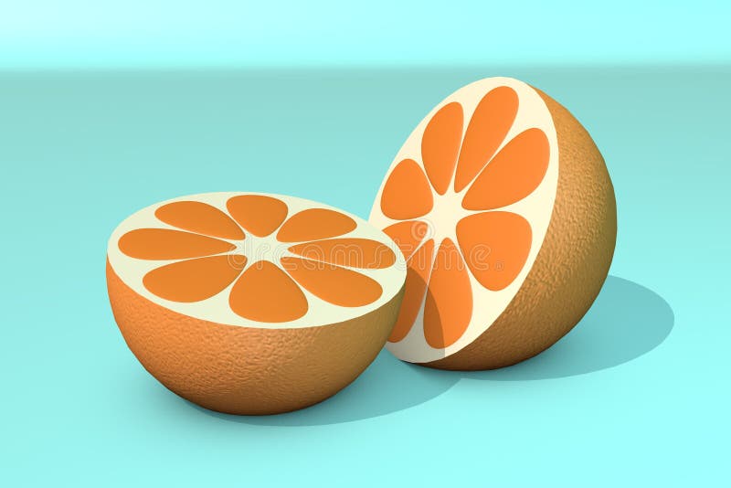 Two Half Orange Stock Illustrations – 559 Two Half Orange Stock ...