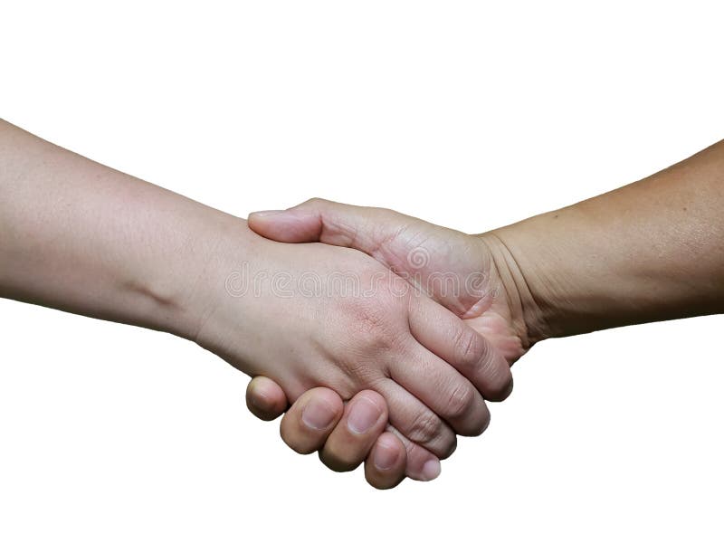 Handshake Gesture in Business Concept Stock Illustration - Illustration ...