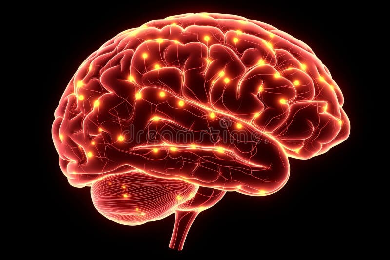 A 3D Illustration Highlighting the Internal Capsule within the Human ...