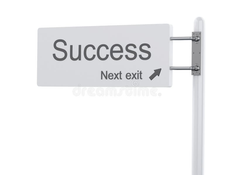 Highway to success stock illustration. Illustration of employment ...