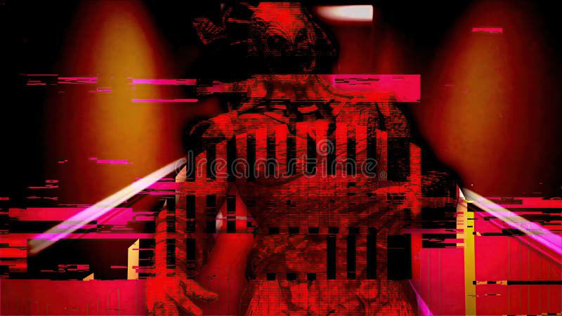 Horror Zombie with Scary Effects Stock Illustration - Illustration of ...