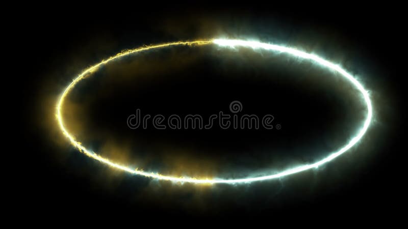 HUD Element in Hologram Style with Light Stock Illustration ...
