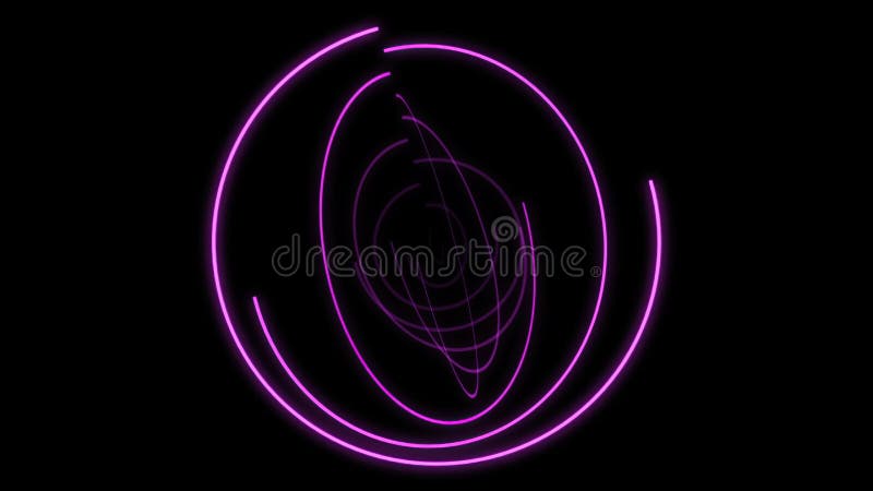 HUD Element in Hologram Style with Light Stock Illustration ...