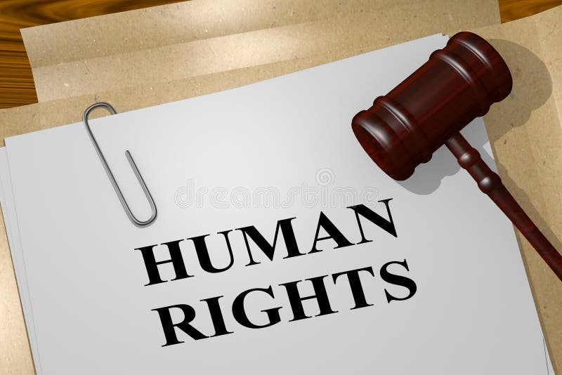 HUMAN RIGHTS concept stock illustration. Illustration of captive ...