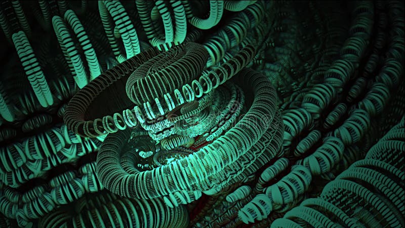 Infinite Zoom into Abstract Digital Cg Background Stock Illustration ...