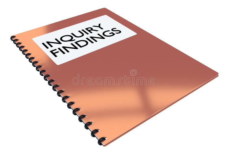 Inquiry Findings concept stock illustration. Illustration of data ...