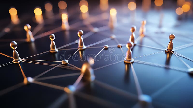 3D Illustration of Interconnected Cables Symbolizing Global Network of ...