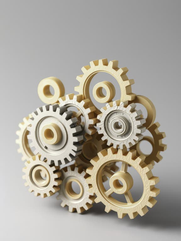 A 3D Illustration of Interlocking Gears and Cogs, Symbolizing the ...