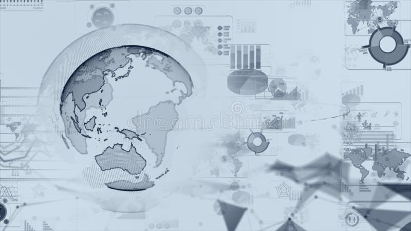 International Technology Business Concept. 3d Illustration. Stock ...