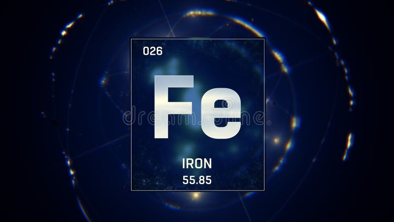 Iron Element Periodic Table Stock Illustrations – 765 Iron Element ...
