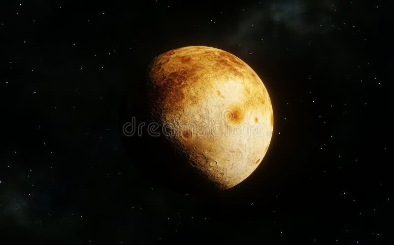 3D Illustration of Jupiter - Solar System Planets Set in 5K. a ...