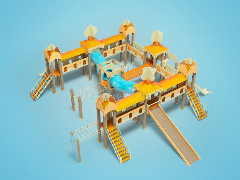 Playground Complex Stock Illustrations – 467 Playground Complex Stock ...
