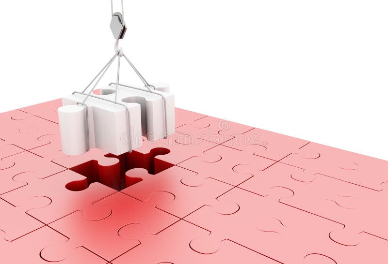 Linking Pieces Puzzle Stock Illustrations – 72 Linking Pieces Puzzle ...