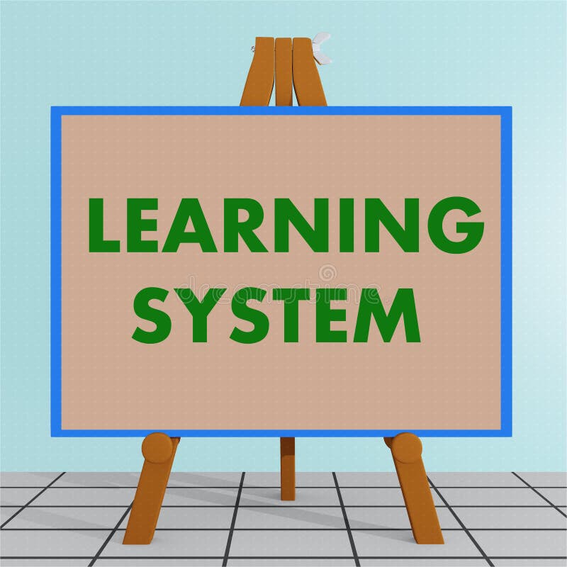 Learning System concept stock illustration. Illustration of design ...