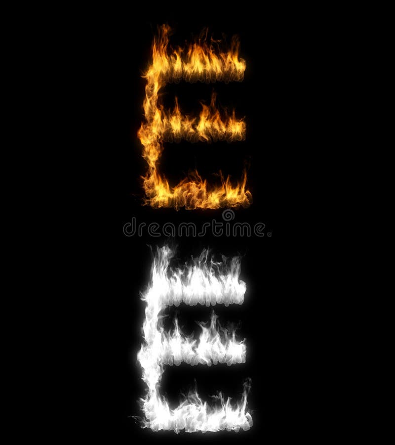 3D Illustration of the Letter J on Fire with Alpha Layer Stock ...