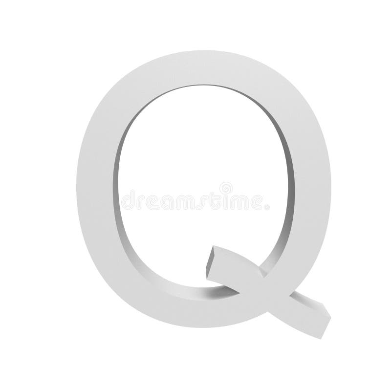 3D Illustration - the Letter Stock Illustration - Illustration of ...
