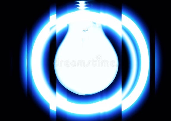 3d Illustration of a Light Bulb that Shines with the Concept of Science ...