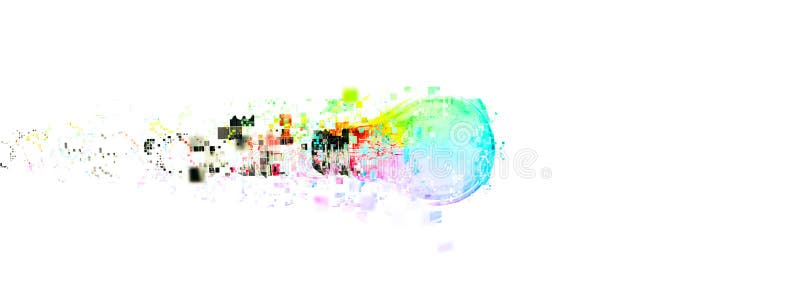 3d Illustration of a Light Bulb that Shines with the Concept of Science ...