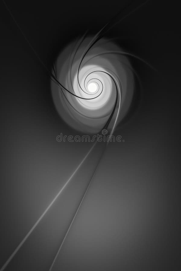 Light Reflections in a Pipe Stock Illustration - Illustration of shot ...