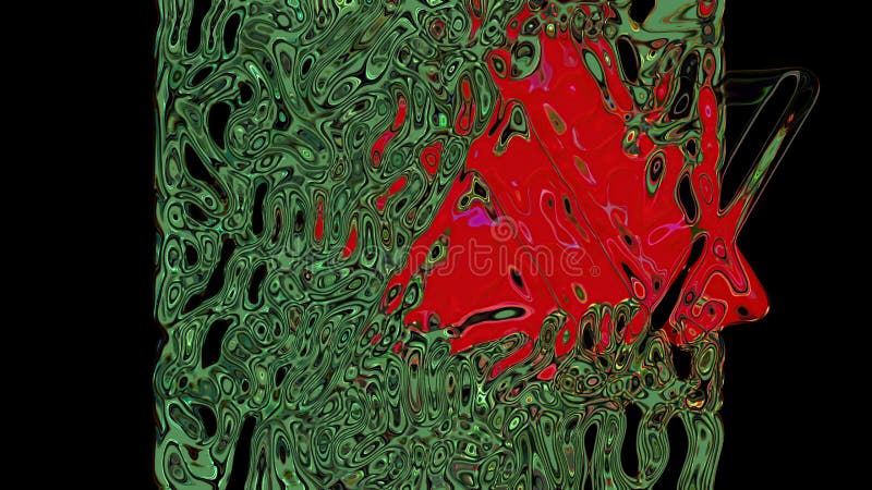 Liquid Abstract Organic Form Stock Illustration - Illustration of ...