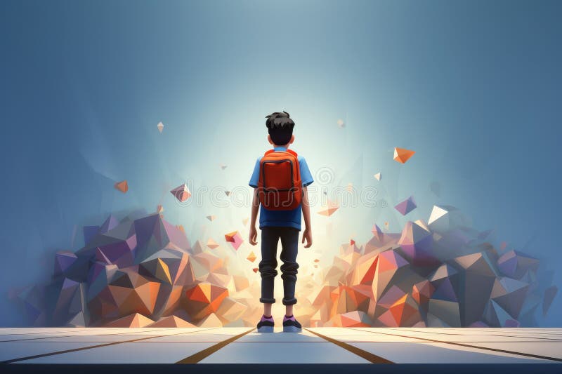 Back Boy Facing Stock Illustrations – 109 Back Boy Facing Stock ...