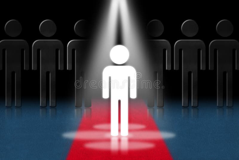 Red 3d Man Standing Out Crowd Stock Illustrations – 167 Red 3d Man ...