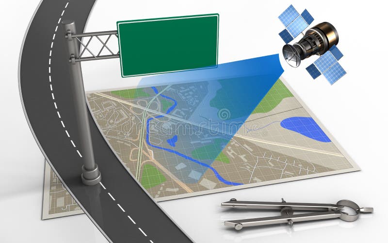 3d index sign stock illustration. Illustration of cartography - 98212895