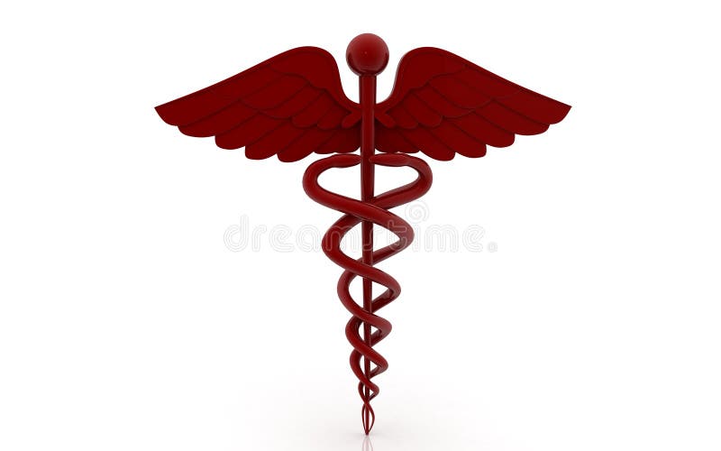 3D Illustration of Medical Logo Stock Illustration - Illustration of ...