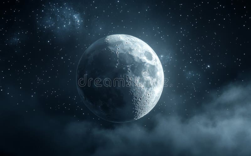 A 3D Illustration of Mercury - Solar System Planets Set in High ...