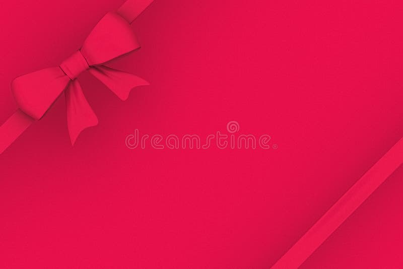 Message frame with ribbon stock illustration. Illustration of present ...