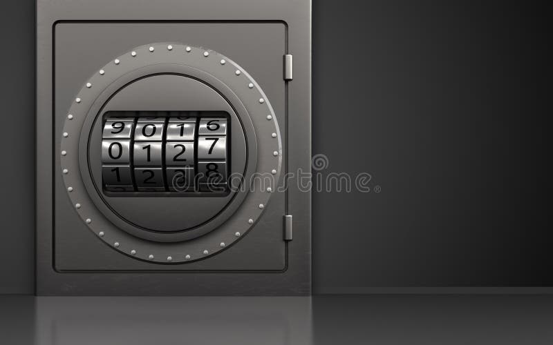 Safe dial stock illustration. Illustration of combination - 26231258