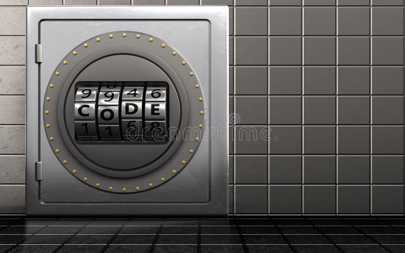 3d code dial code dial stock illustration. Illustration of combination ...