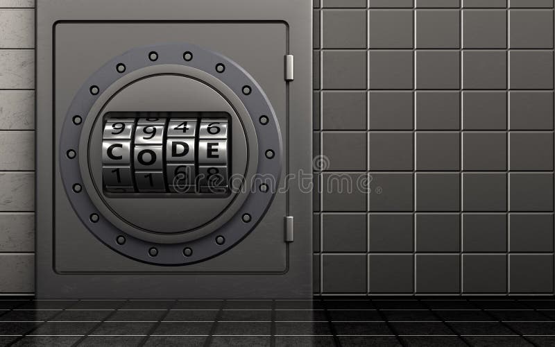 Safe dial stock illustration. Illustration of combination - 26231258
